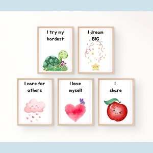 50 Kids Positive Affirmation Cards, Mindfulness Gift for Children to ...