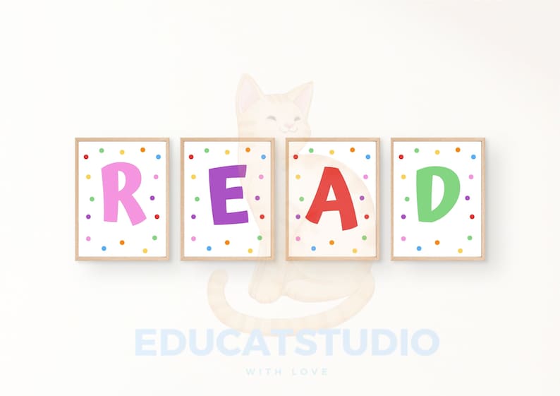 25 Reading Corner Posters / Cool Kids Read Books, Reading Corner ...
