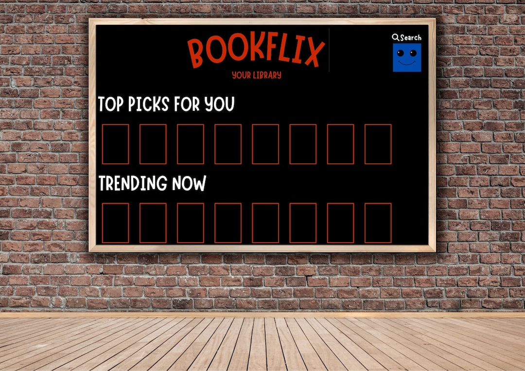 BOOKFLIX Bulletin Board | Reading Corner - Etsy