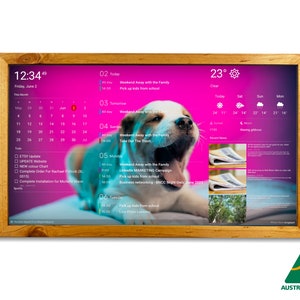 32inch Digital Wall Display (dakboard, Smart Screen, Wifi Calendar ...