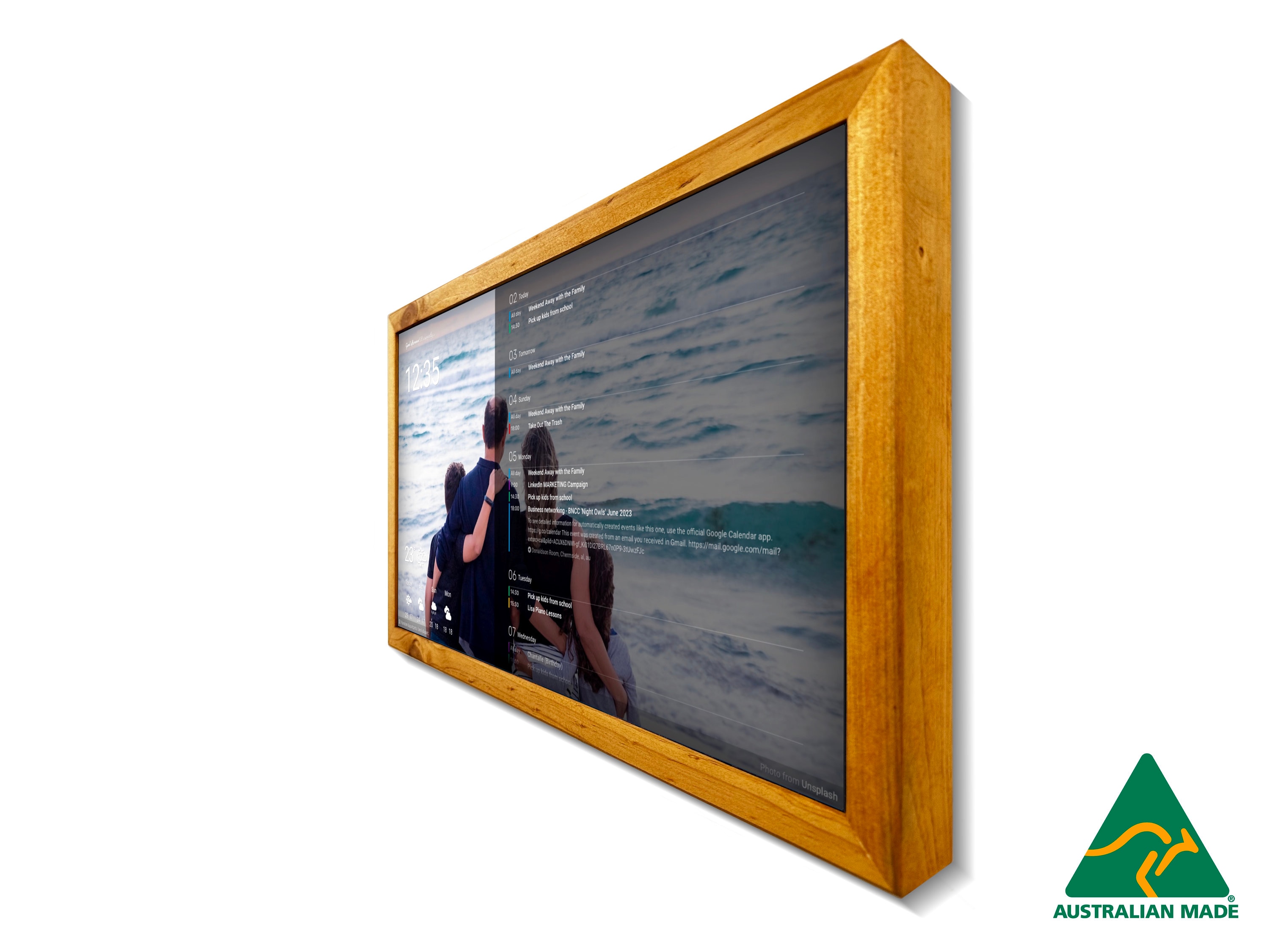 32 Inch Digital Picture Frame, Digital Calendar, Smart Screen, Wifi ...