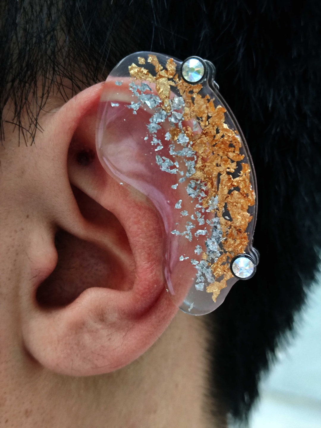 50x25mm 1.97x0.98 Keloid Pressure Earrings Large Keloid Pressure Clip ...