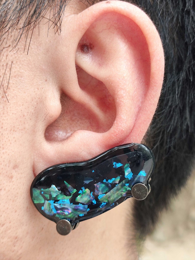 41x20mm 1.61x0.79 Keloid Pressure Earrings Aretes De Precion Para ...