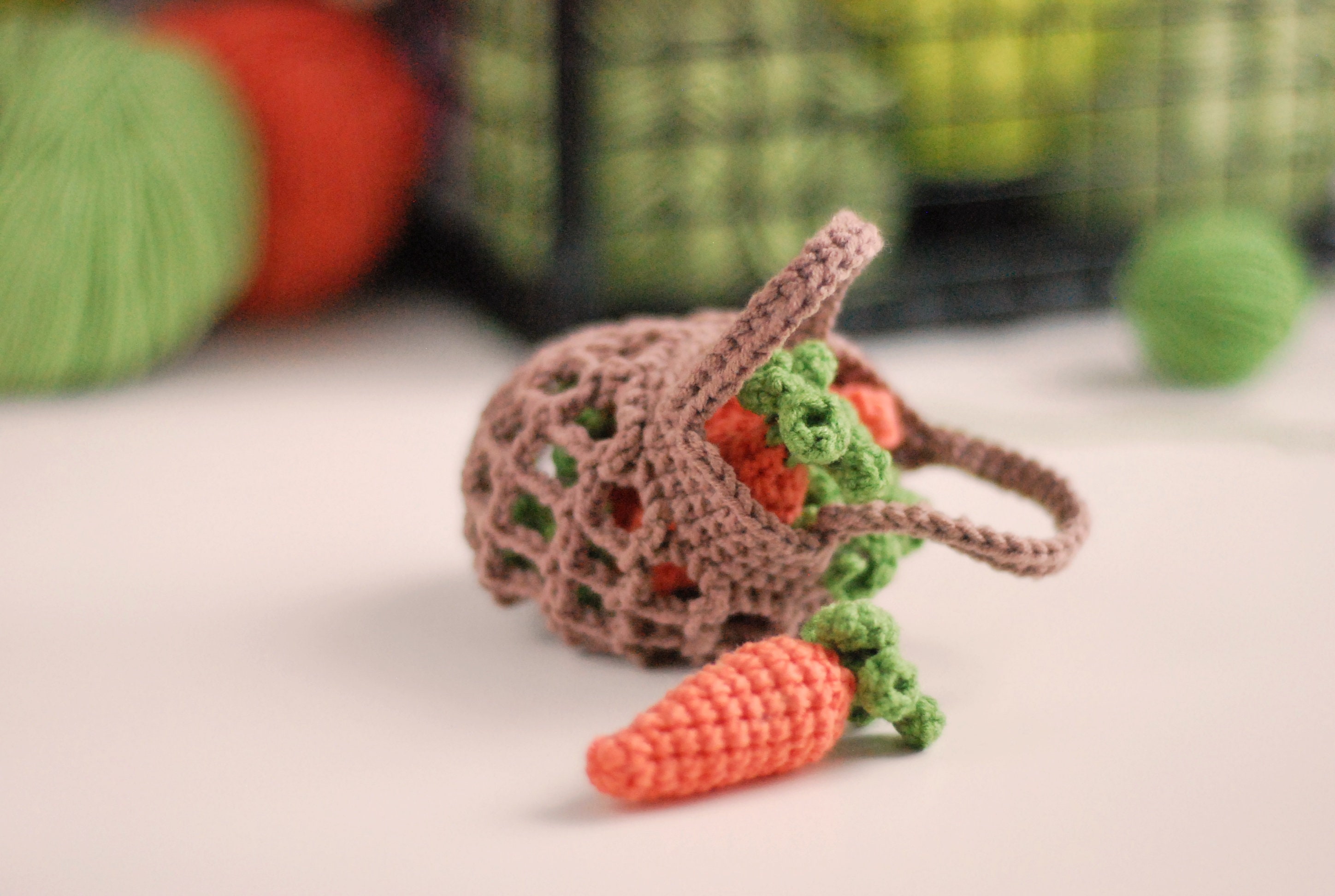 Amigurumi Carrot Crochet Pattern, String Bag With Carrot Crochet ...