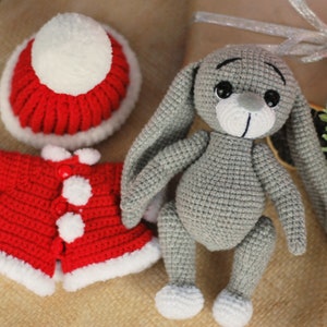 Crochet Pattern Cute Bunny With Long Ears , Bunny With Two Sets of ...