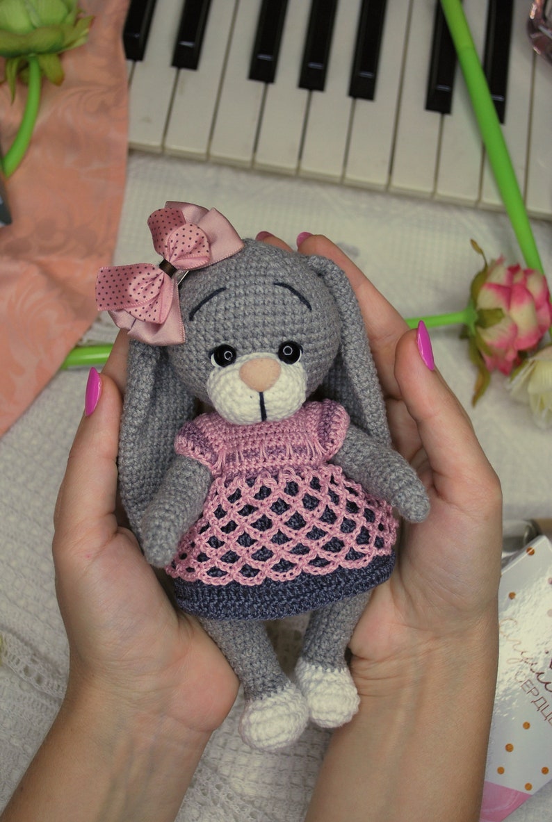 Crochet Bunny Pattern Crochet Cute Bunny With a Dress and a - Etsy