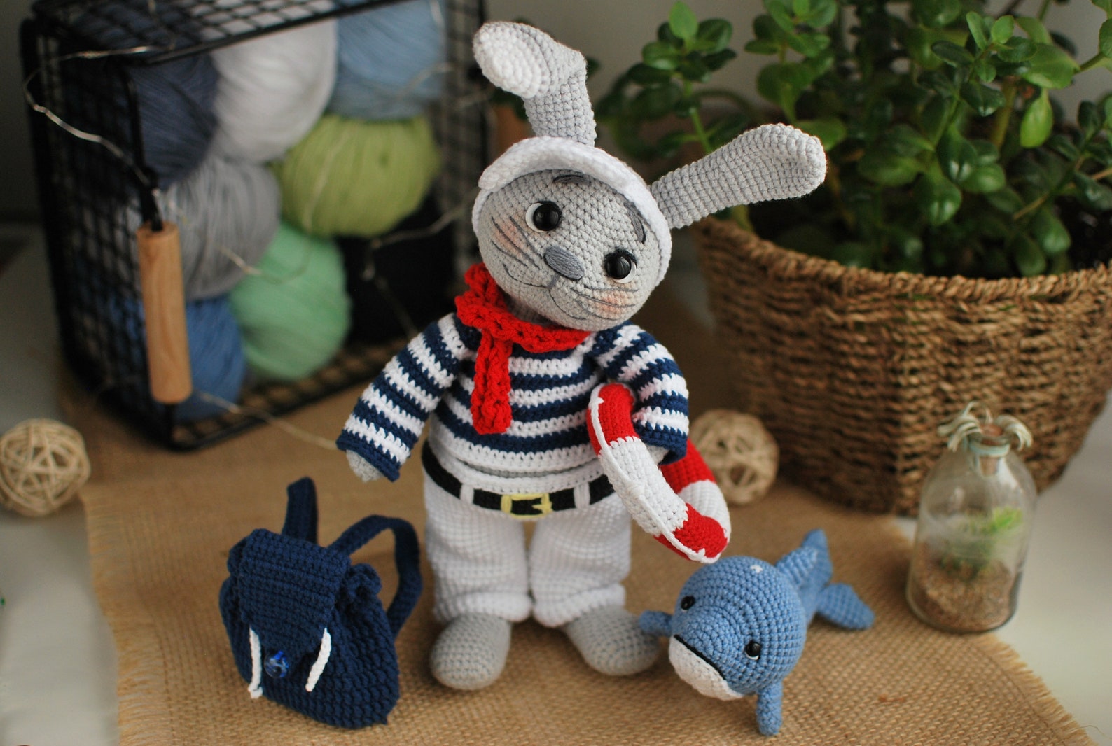 Crochet PATTERN Bunny Sailor/ Rabbit Crochet Bunny Amigurumi - Etsy Canada