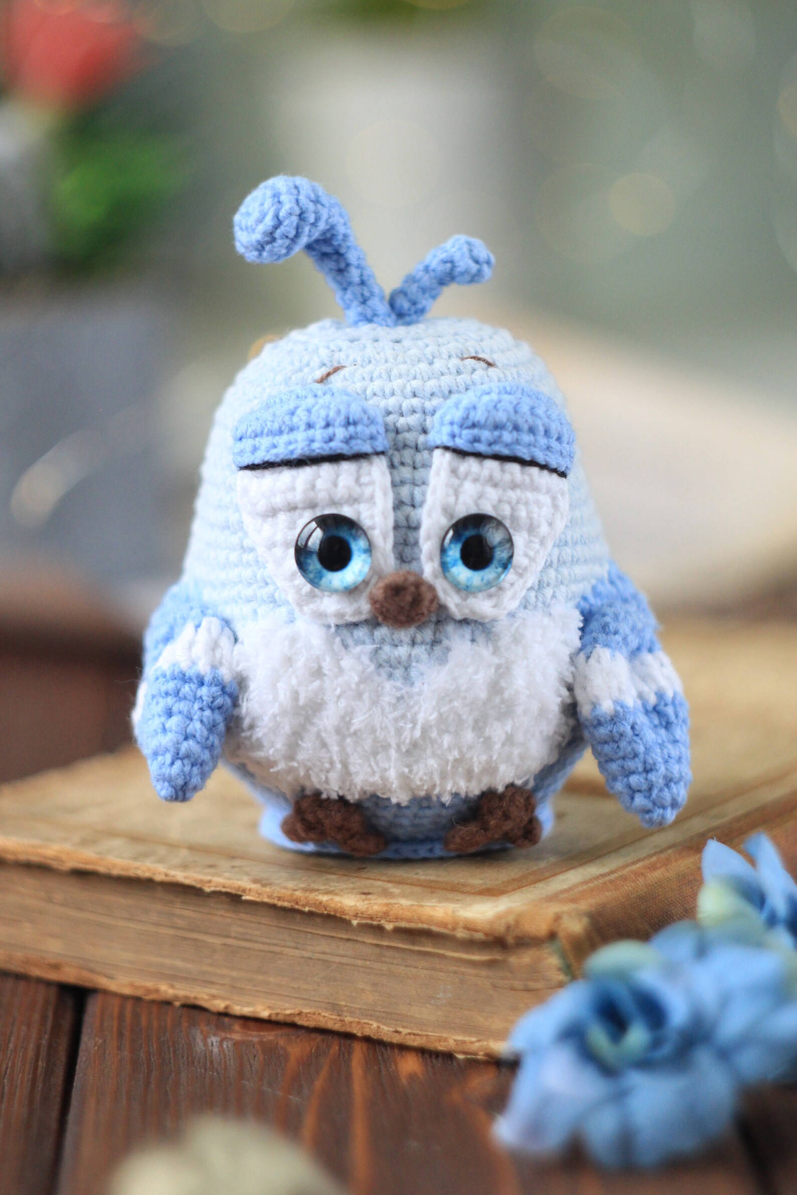 Cute Baby Bird Crochet Pattern Blue Bird With Flexible Wings - Etsy ...