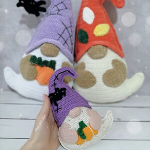 Crochet Gnome Pillow Pattern, Amigurumi Pillow Gnome PDF Pattern in Eng ...