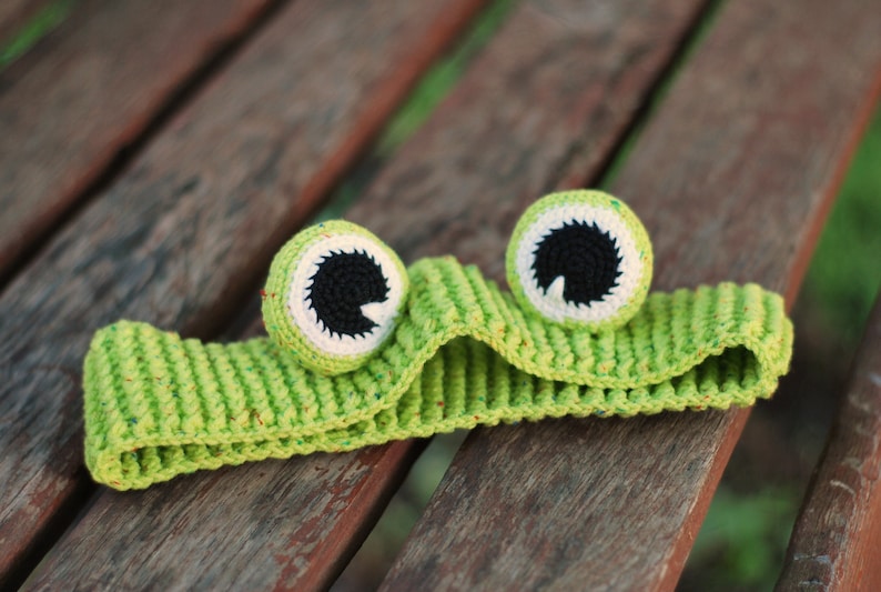 Crochet Frog Headband Pattern: Easy Child & Toddler Head Wrap (PDF ...