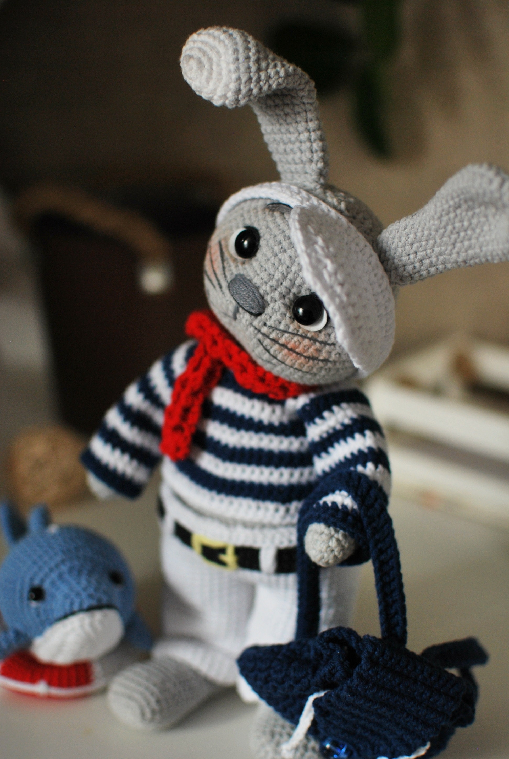 Crochet PATTERN Bunny Sailor/ Rabbit Crochet Bunny Amigurumi - Etsy Canada