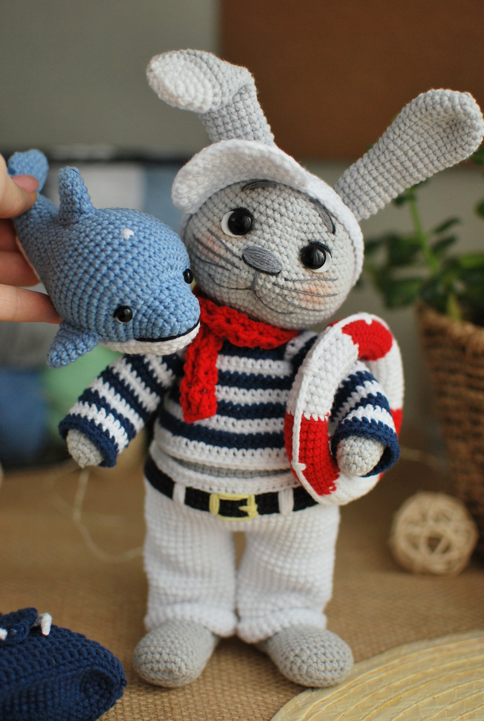 Crochet PATTERN Bunny Sailor/ Rabbit Crochet Bunny Amigurumi - Etsy Canada