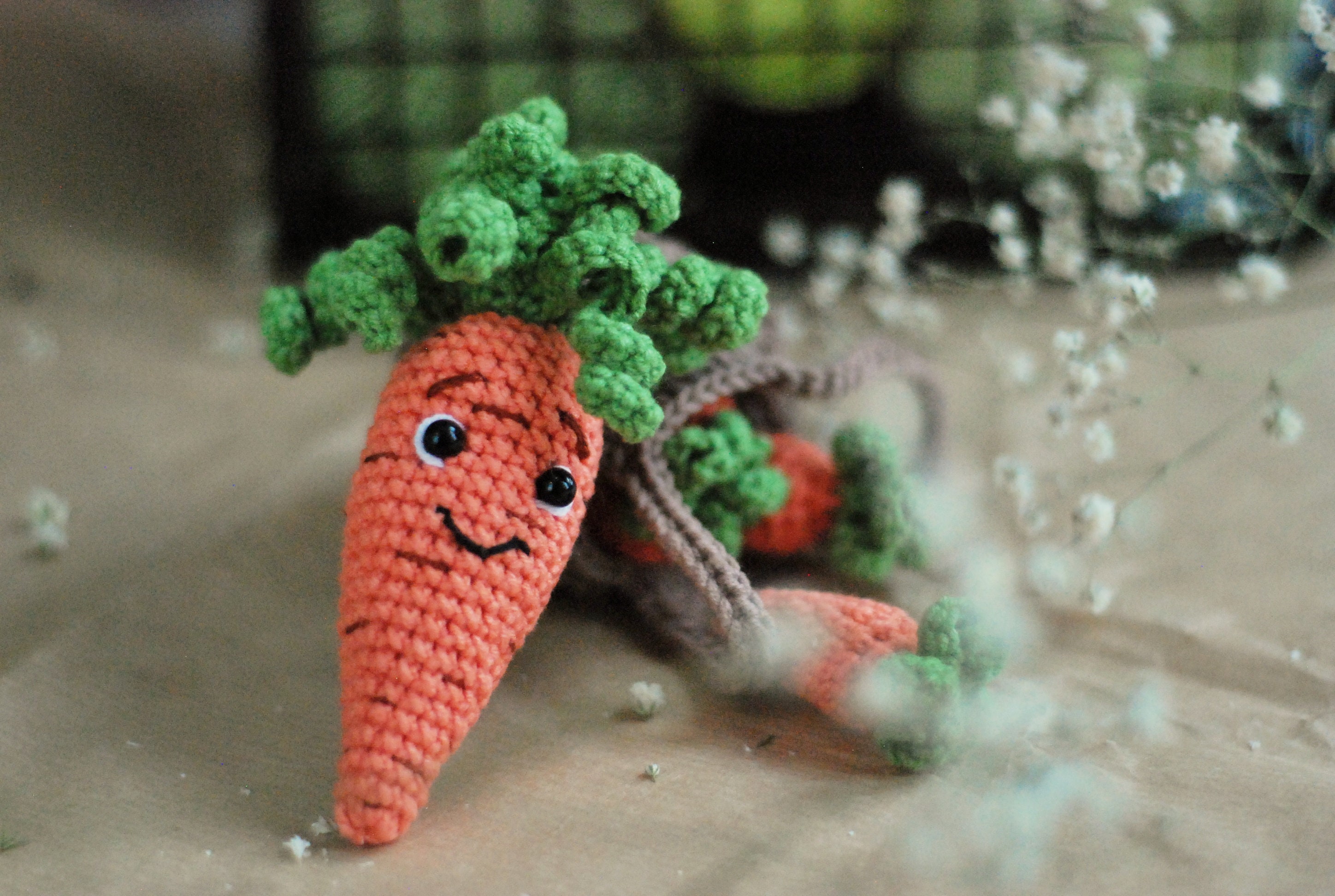Amigurumi Carrot Crochet Pattern String Bag With Carrot - Etsy Canada