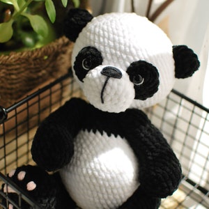 Crochet Panda Pattern, Amigurumi Panda Pattern PDF in Eng, Cute Bear ...