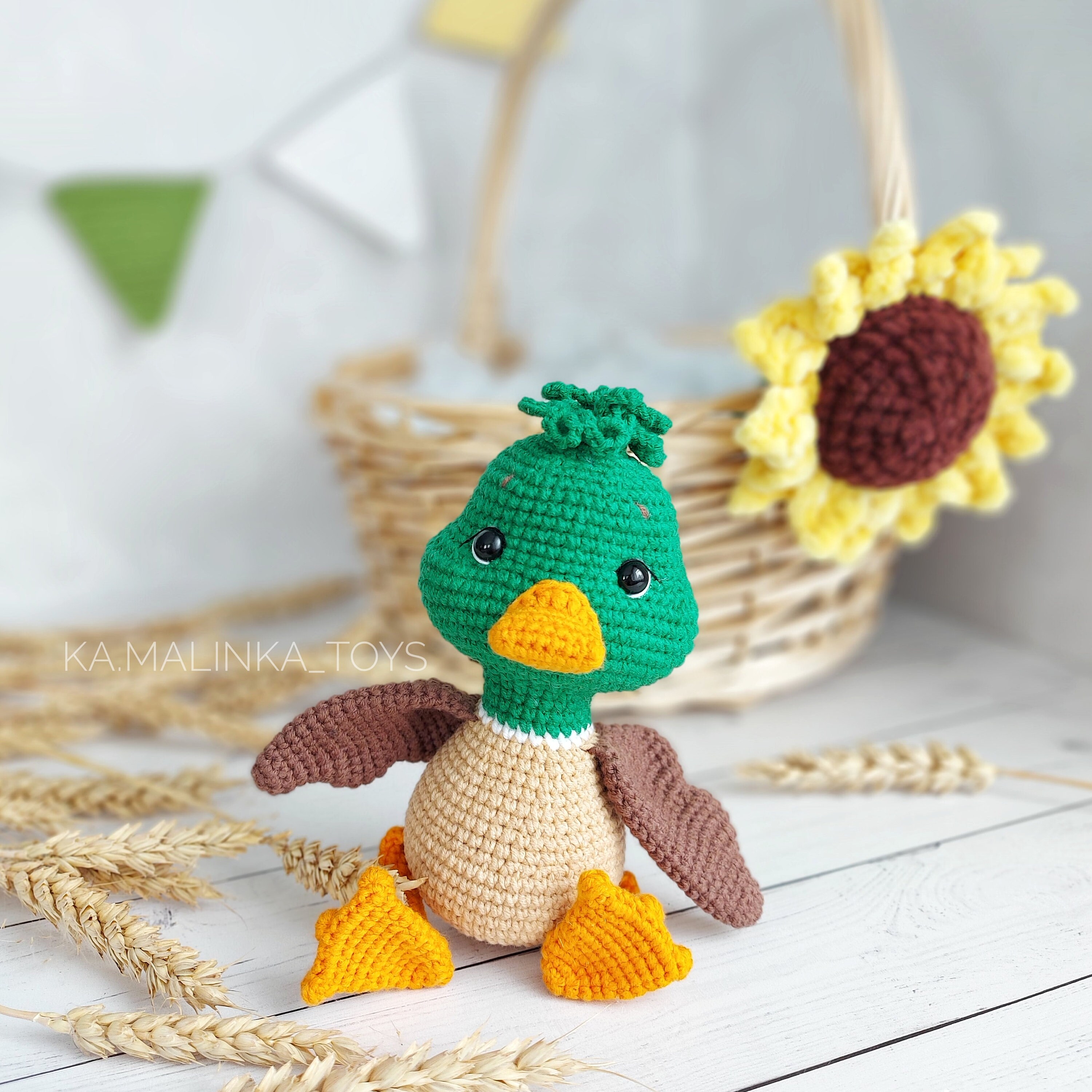 Crochet Pattern Duck Amigurumi Pattern Duck PDF in Eng - Etsy UK