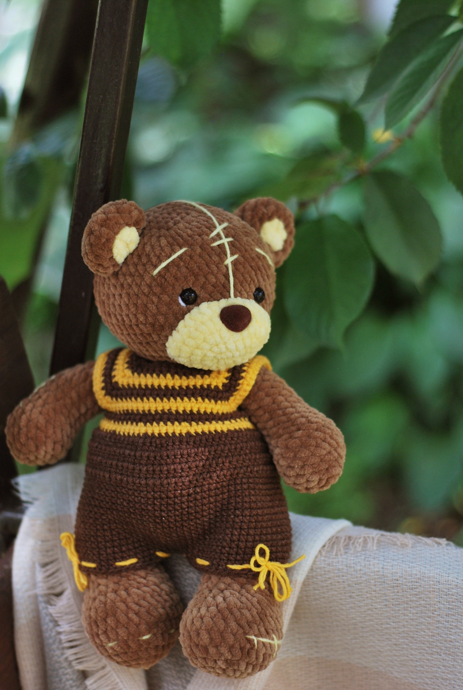 Crochet Pattern Teddy Bear With Clothes/ Two Patterns Bears in One ...