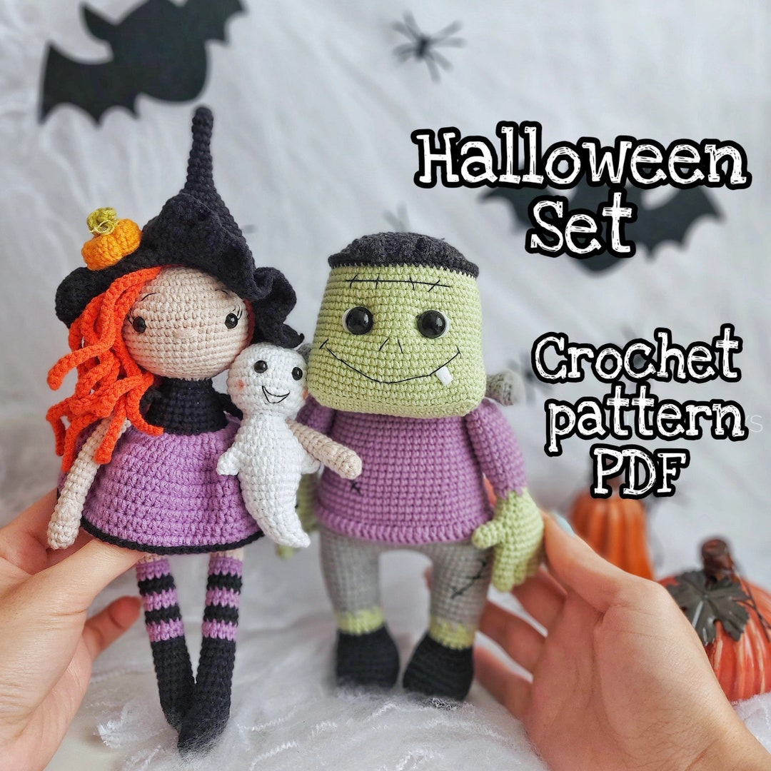 Funny Toys for Halloween/ Amigurumi Set Crochet Pattern ...
