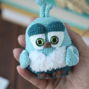 Cute Baby Bird Crochet Pattern Blue Bird With Flexible Wings - Etsy