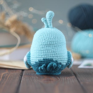 Cute Baby Bird Crochet Pattern, Blue Bird With Flexible Wings Home ...