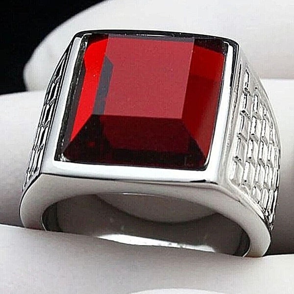 Red Ruby Ring - Etsy