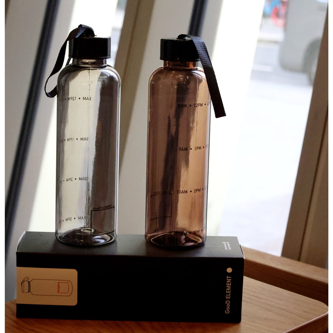 Good ELEMENT, Motivational Water Bottle Tracker, BPA Free Leakproof ...