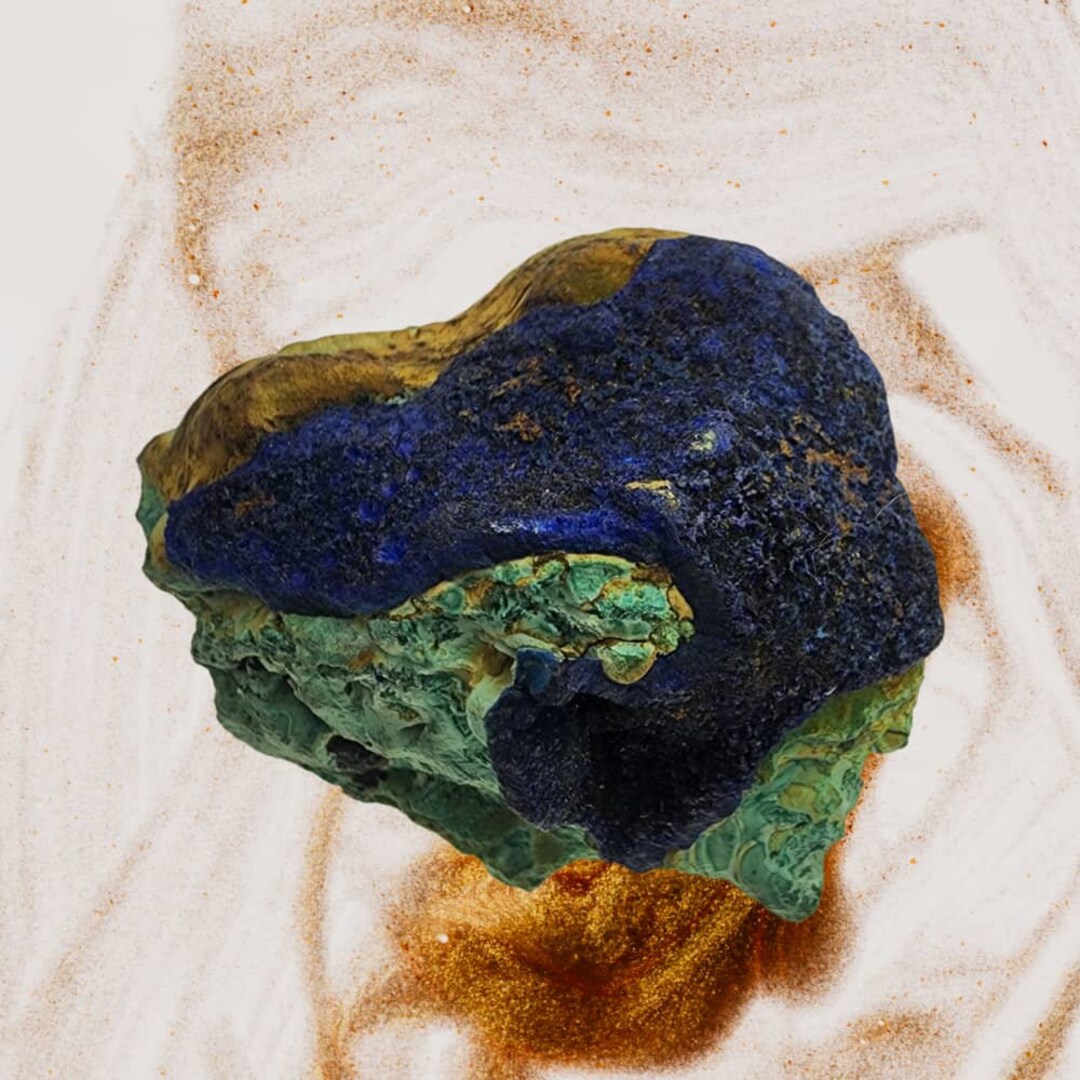 Rare 170.75g Azurmalachite Raw Stone One-of-a-kind Collectible Healing ...