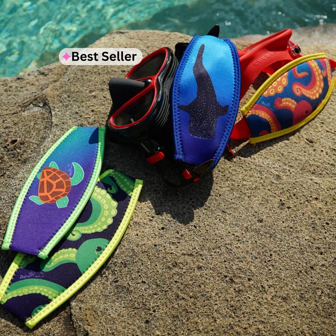 Sea Animal Neoprene Dive Mask Strap Cover for Scuba and Snorkeling - Etsy