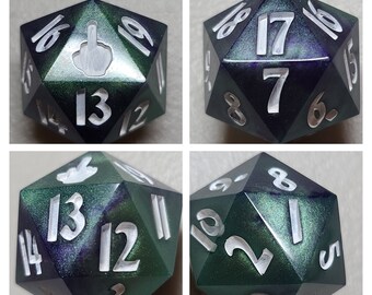 Middle Finger Dice - Etsy