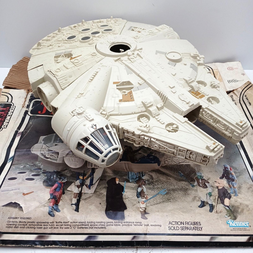 Kenner 1979 Star Wars Millennium Falcon Electronic Ship Rotj Vintage Etsy