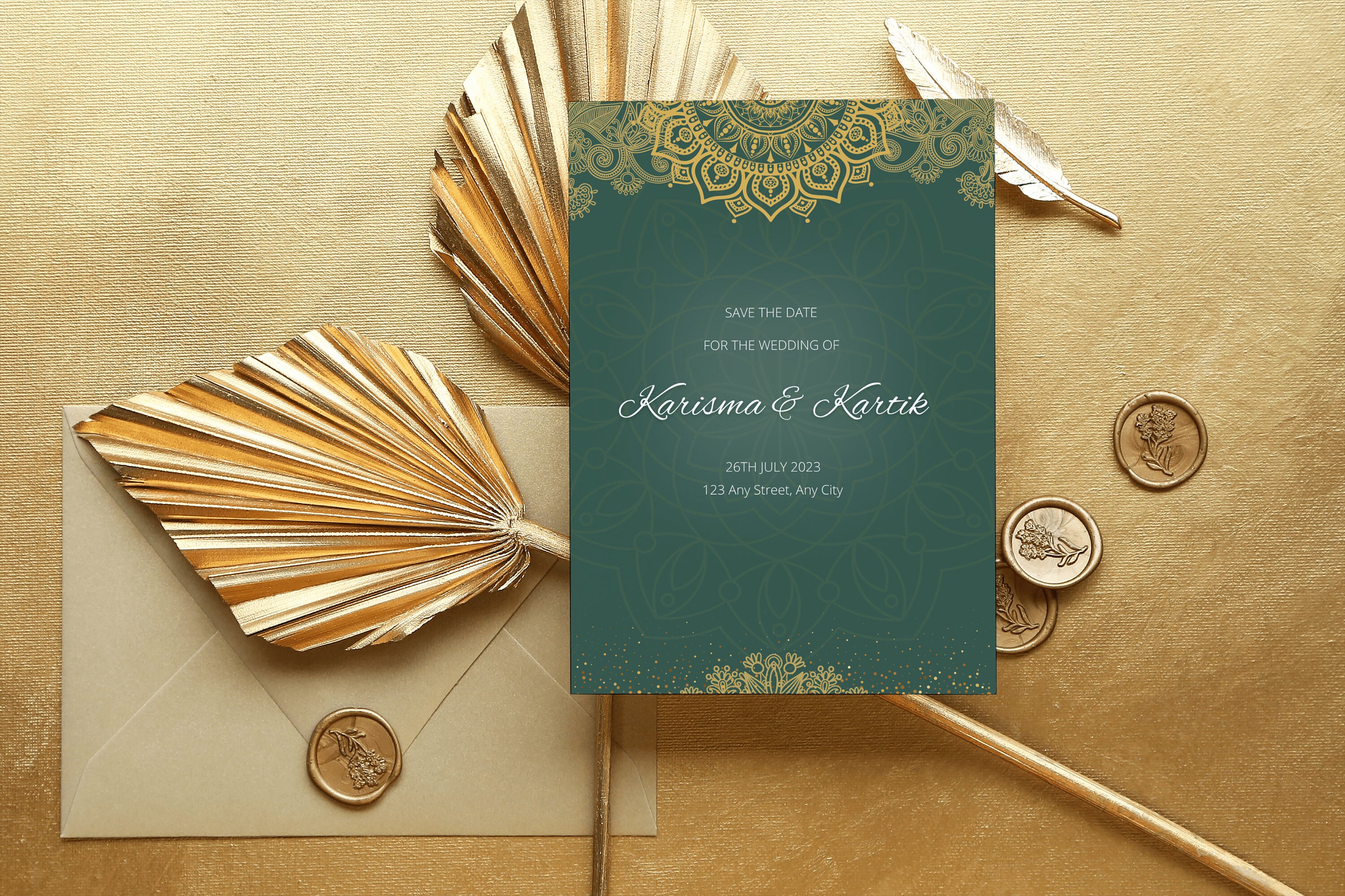 Hindu Wedding Invitation, Indian Invitation, Indian Wedding Ceremony ...