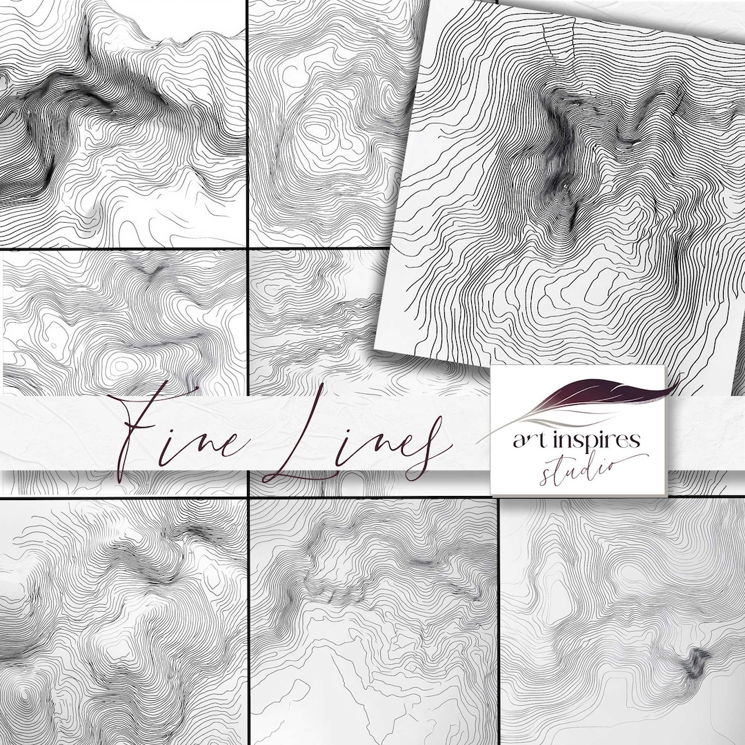 Fine Lines Backdrop, Abstract Background, Digital Art Scene ...