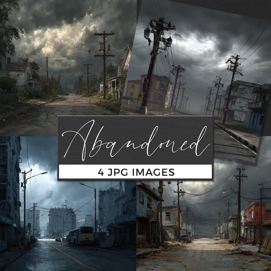 Moody Street Scene Digital Backdrop, Atmospheric Design, Storytelling ...