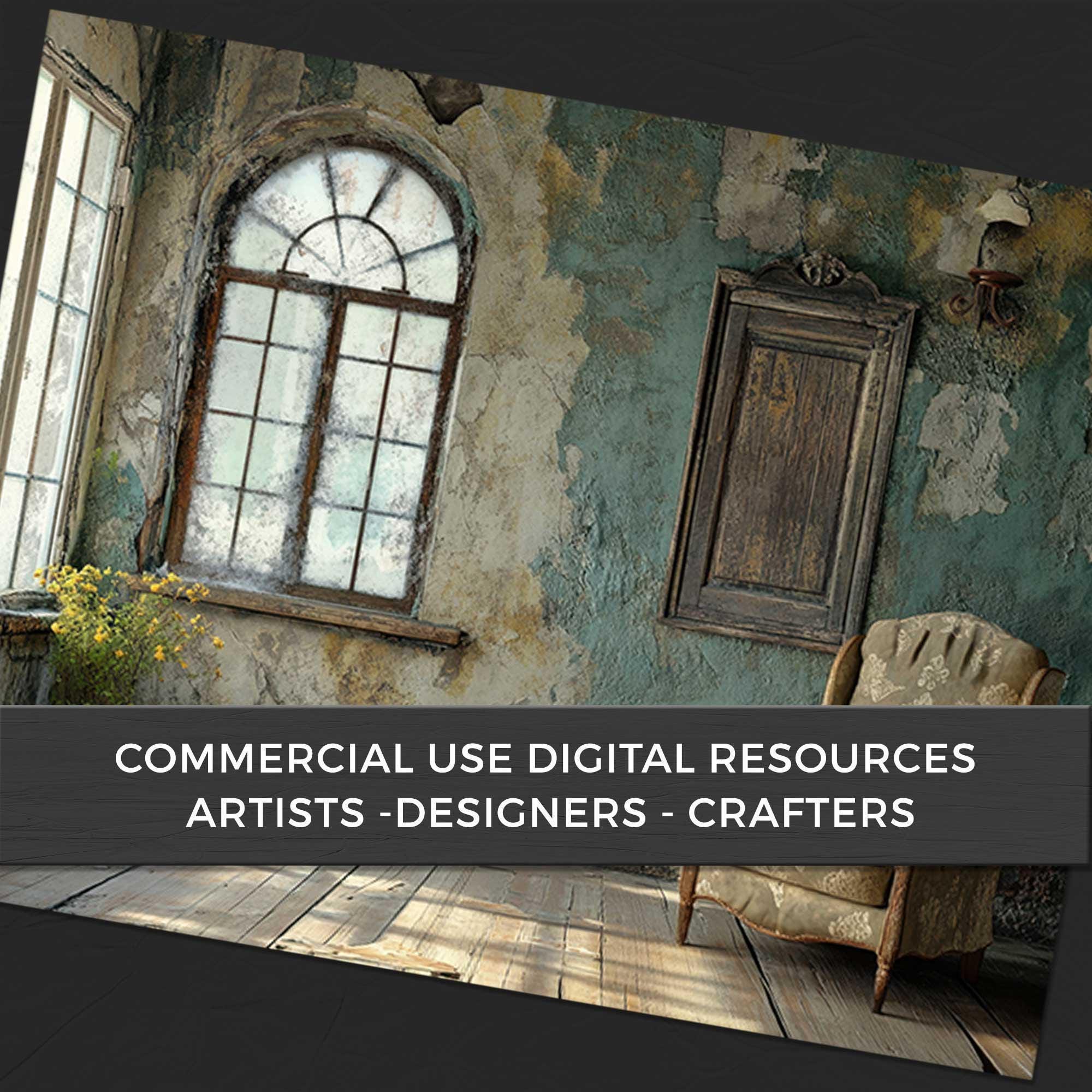 Vintage Room Backdrop, Antique House Background, Country Home Scene ...