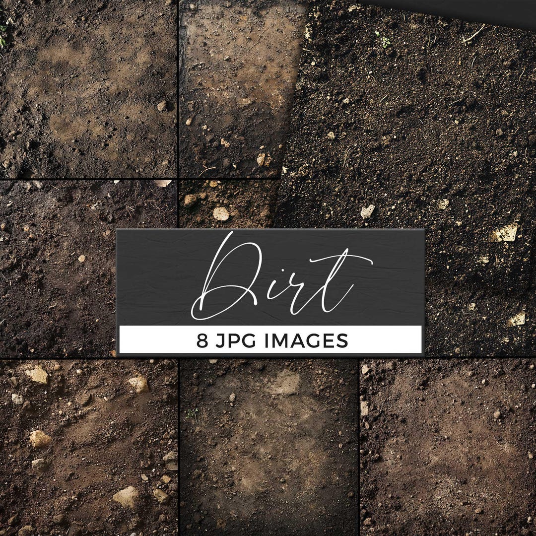 Realistic Soil Texture Digital Background, Earthy Ground Surface ...