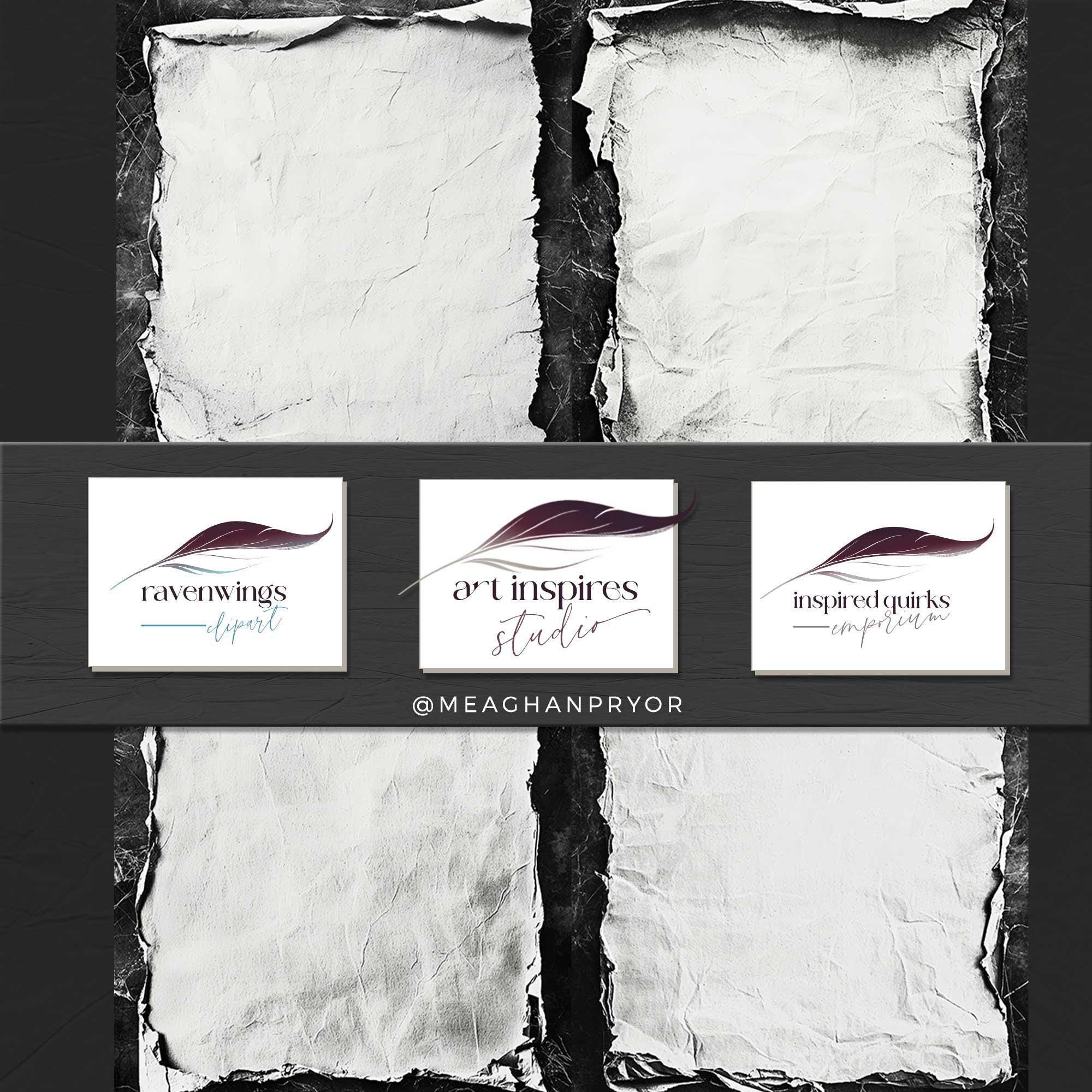 Torn Paper Edge Texture Overlay, Grunge White on Black Digital, Junk ...