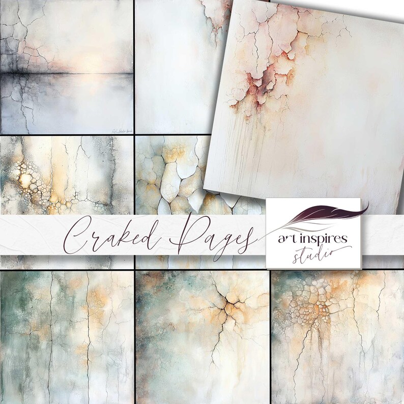 Cracked Paper Texture Digital, Aged Wall Background, Distressed Grunge ...