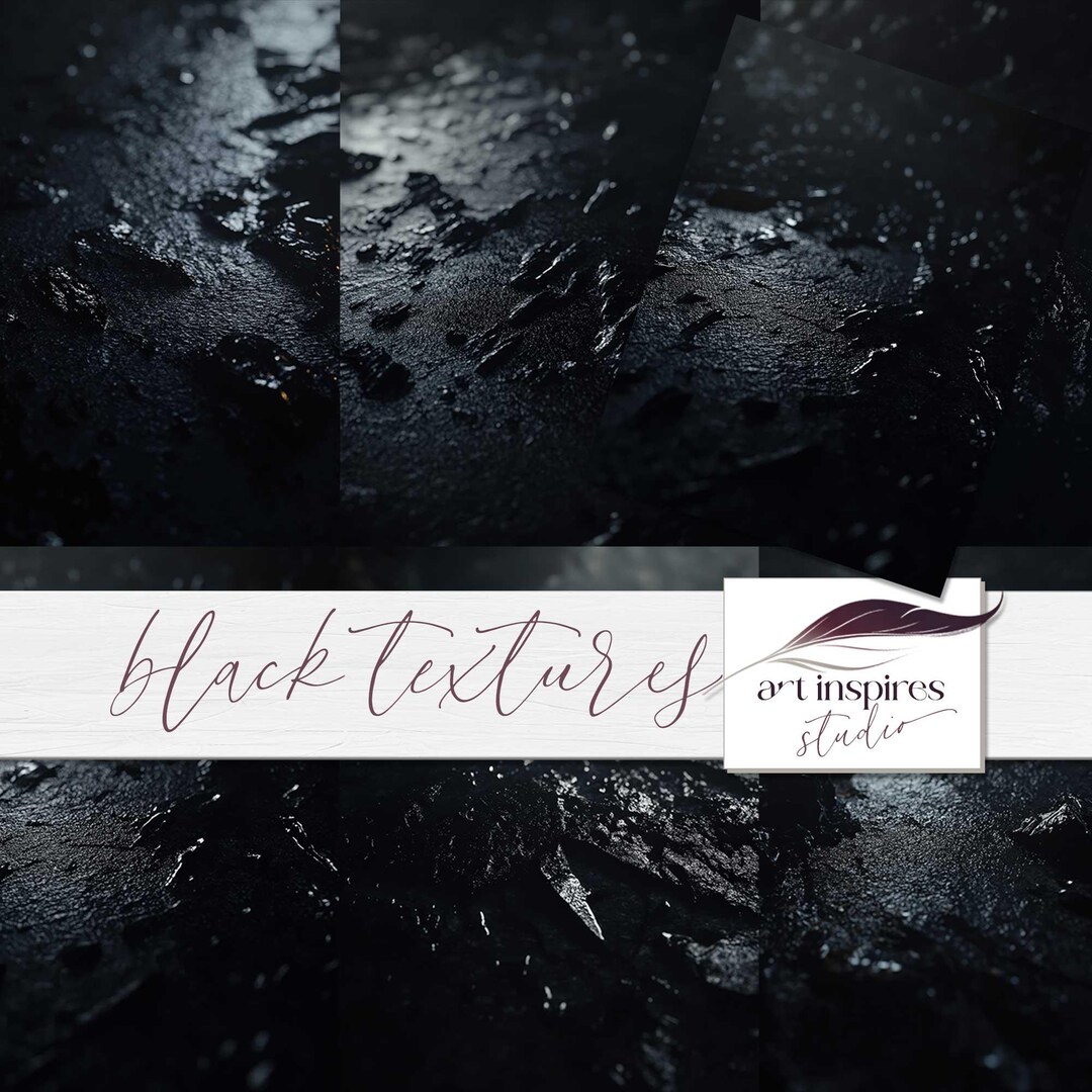 Black Texture Backdrop, Dark Digital Background, INSTANT DOWNLOAD ...