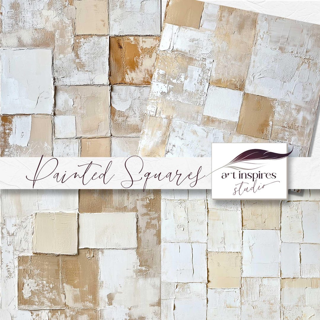 Neutral Abstract Texture Printable, Beige White Digital Background ...
