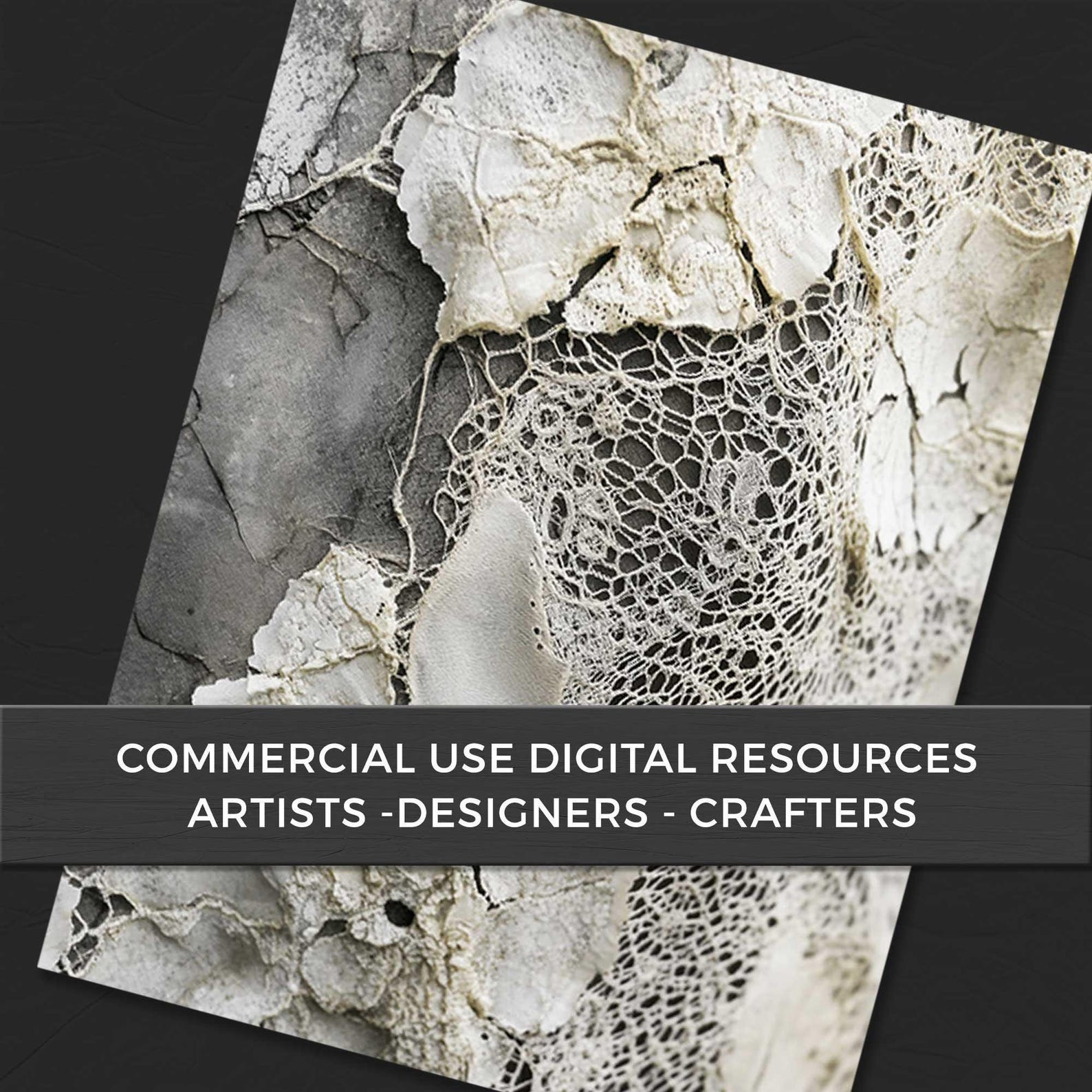 Vintage Old Lace Papers, Torn Vintage Lace Textures, Digital Art Pages ...