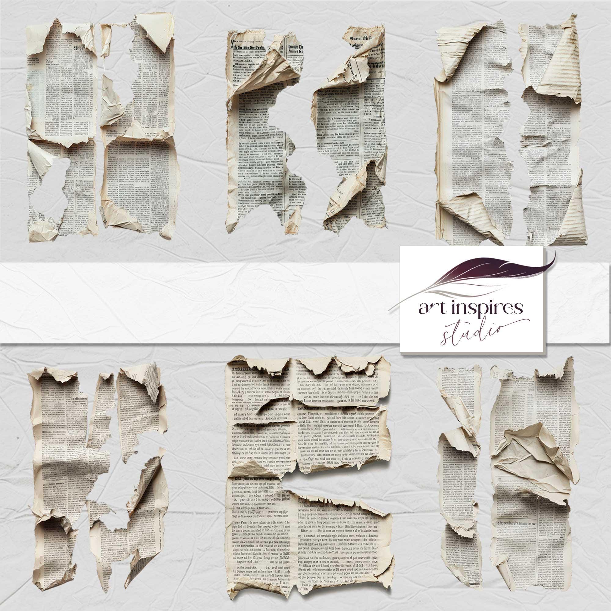 Torn Paper PNG Overlay, Vintage Ripped Newspaper, Isolated Crumpled ...