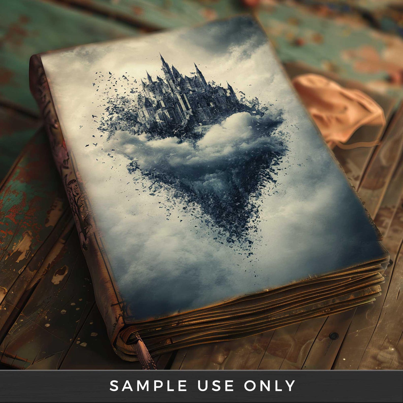 Floating Castle Images, 6 Fantasy Island Backgrounds, Gothic Sky ...