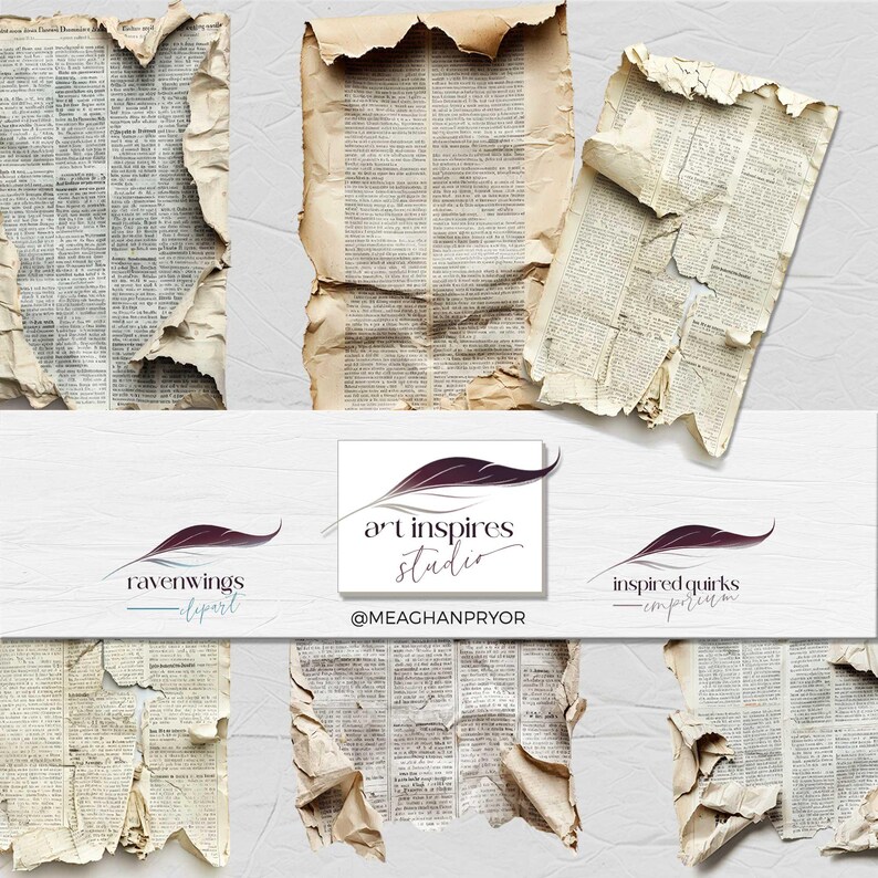 Torn Paper PNG Overlay, Vintage Ripped Newspaper, Isolated Crumpled ...