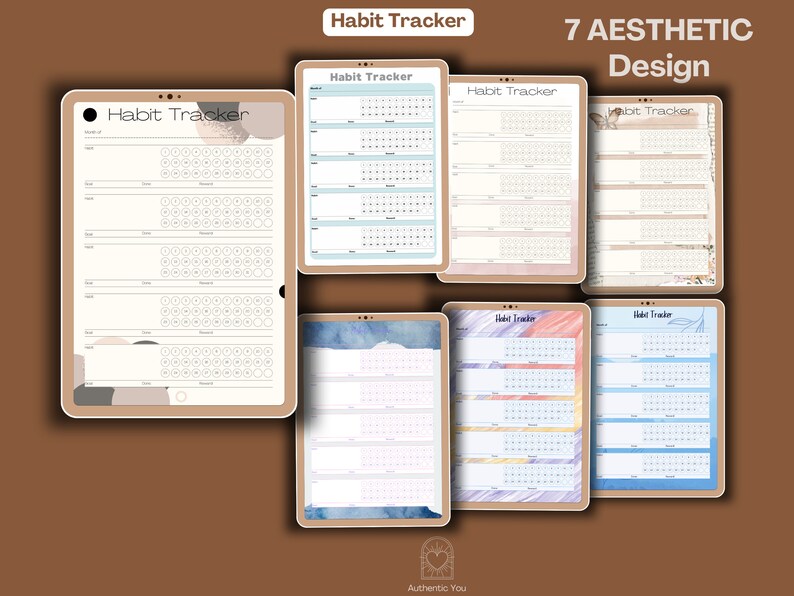 Habit Builder & Tracker Highly Effective Planner by Authentic You iPad ...