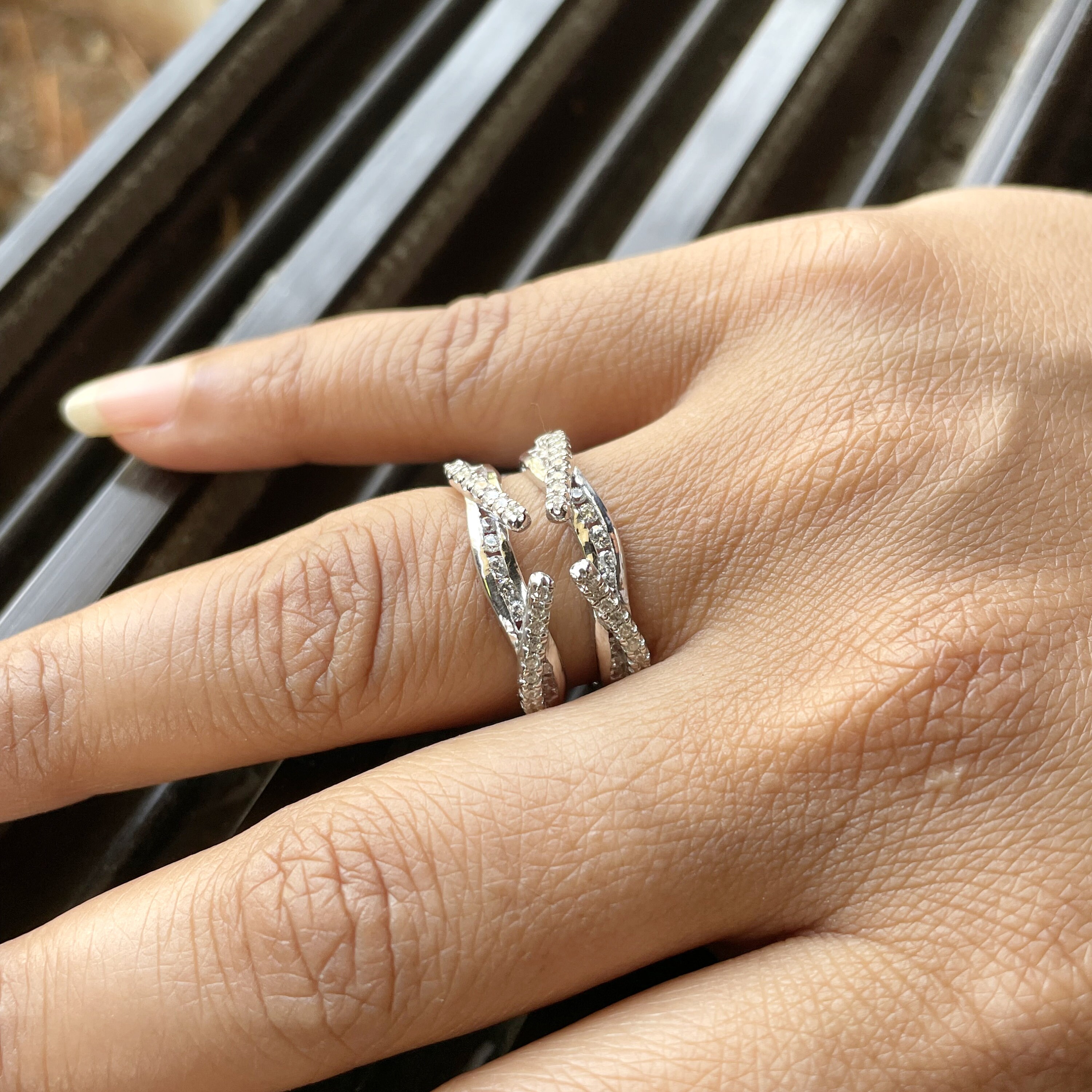 Enhancer Guard, Diamond Enhancer Ring Euard, 14K Gold Finihs Wedding ...