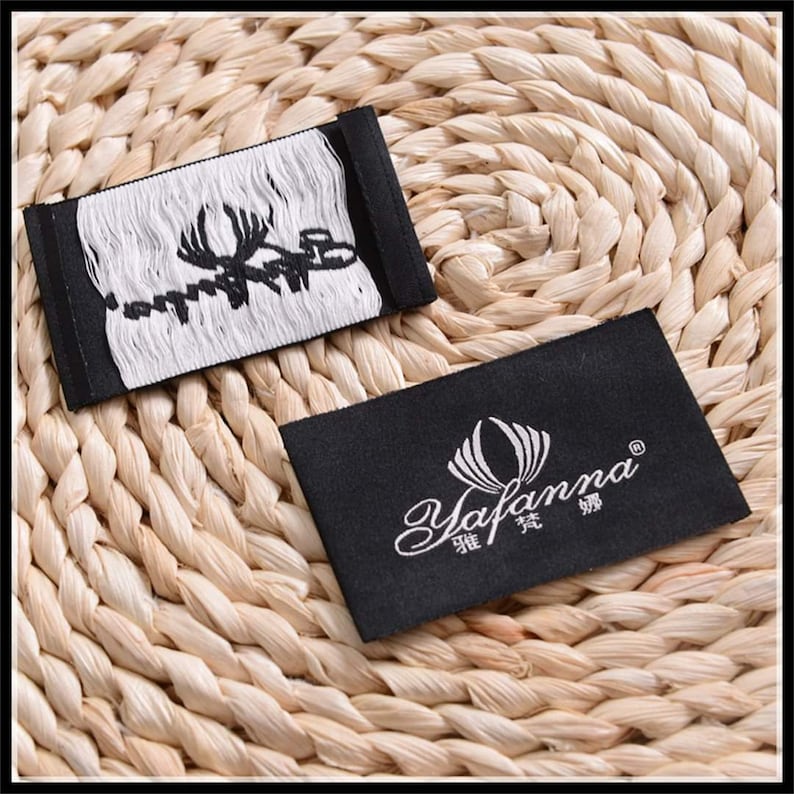 Custom Woven Damask Sewing Labels: High-density Fabric Tags - Etsy