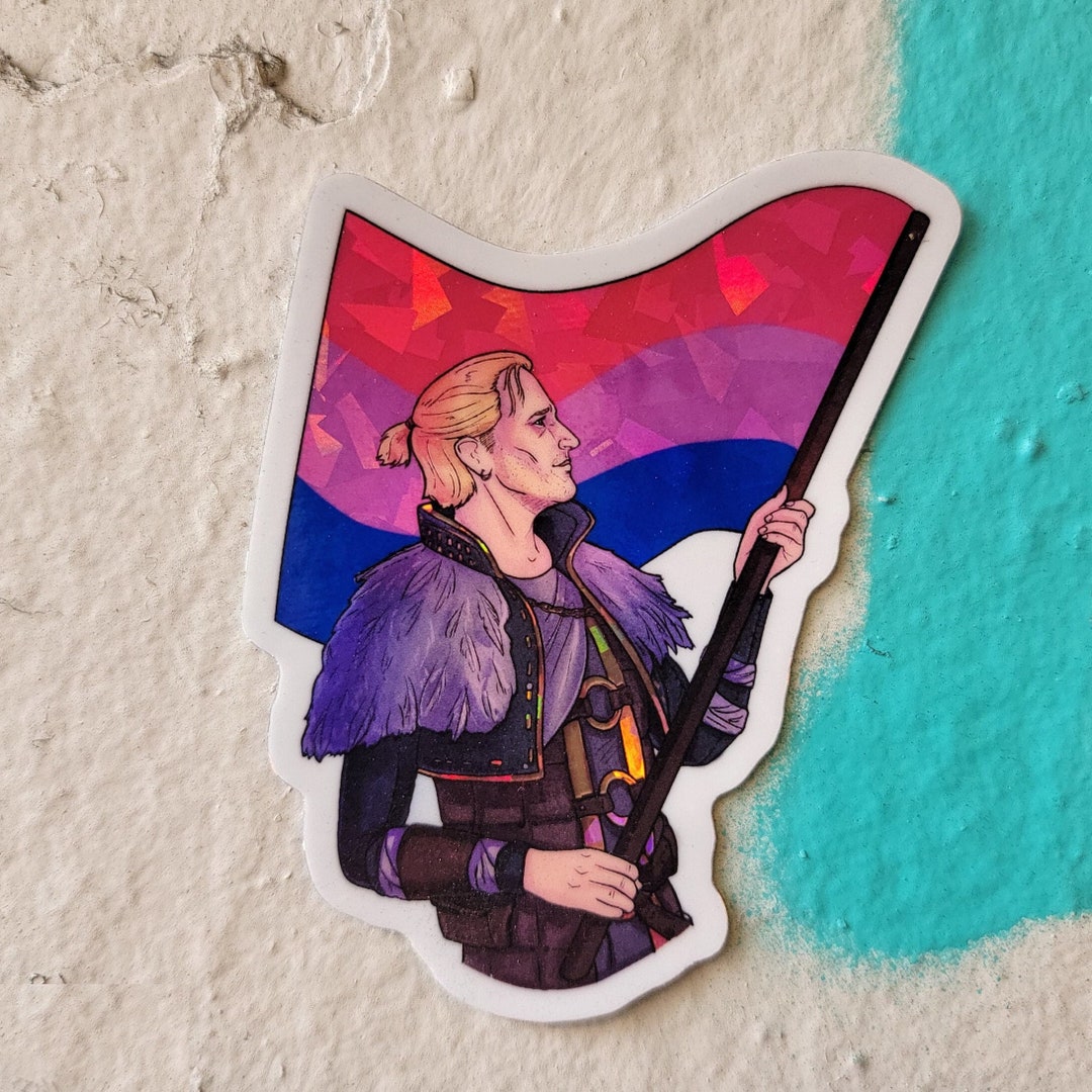 3'' Sticker Inspired by Anders From Dragon Age in Cracked Holo Vinyl ...