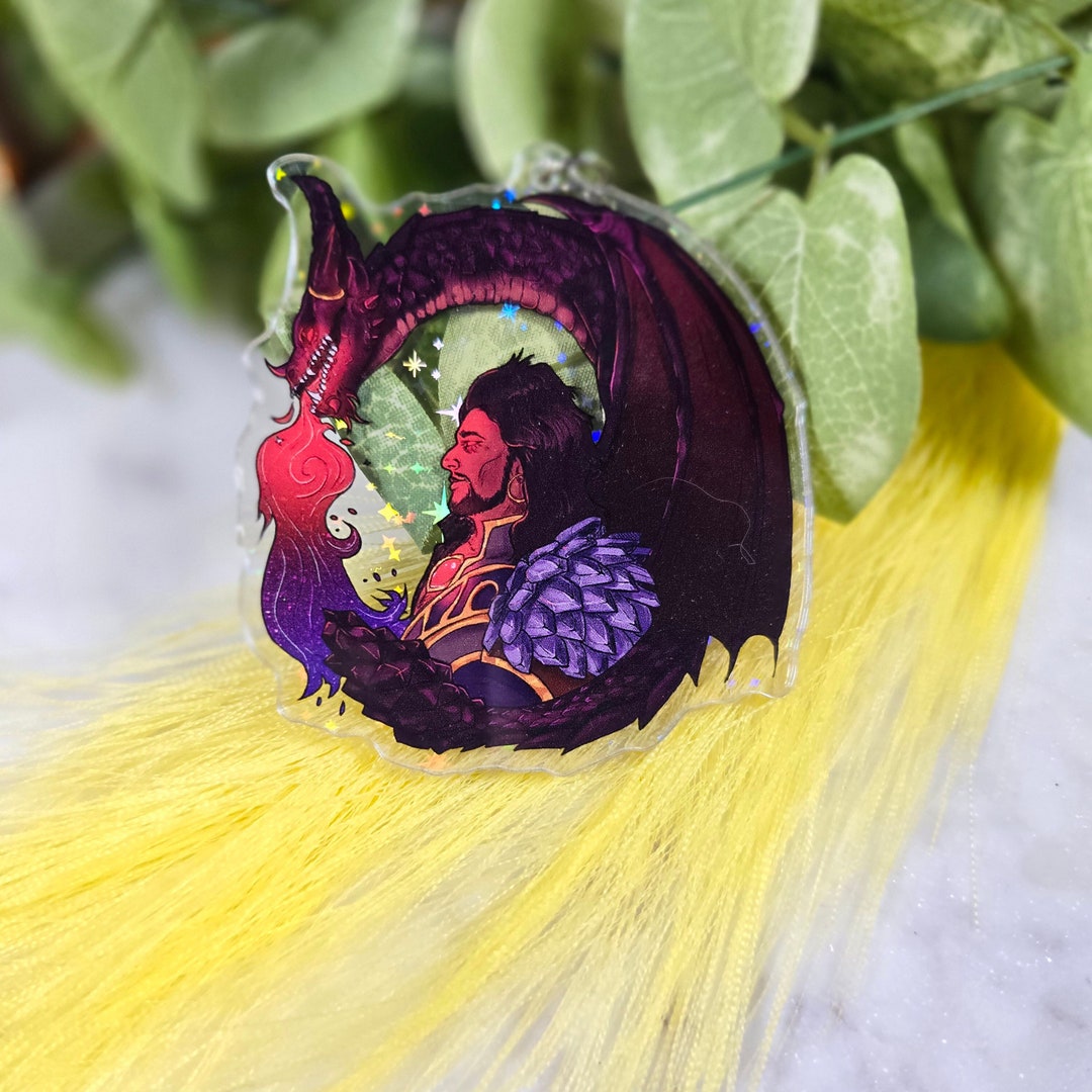 Wrathion Inspired 3" Star Holographic Charm - Warcraft Inspired ...