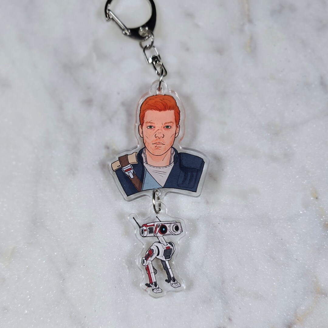 Fanmade Cal the Scrapper and His Buddy Two Part Keychain - Etsy