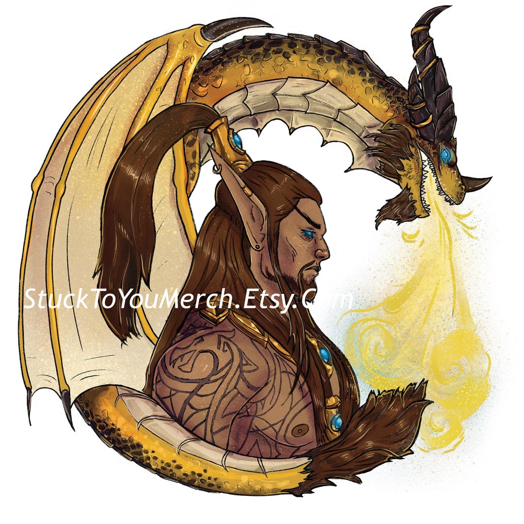 Warcraft Inspired Nozdormu Sticker 3" Holographic Sticker of Dragon ...