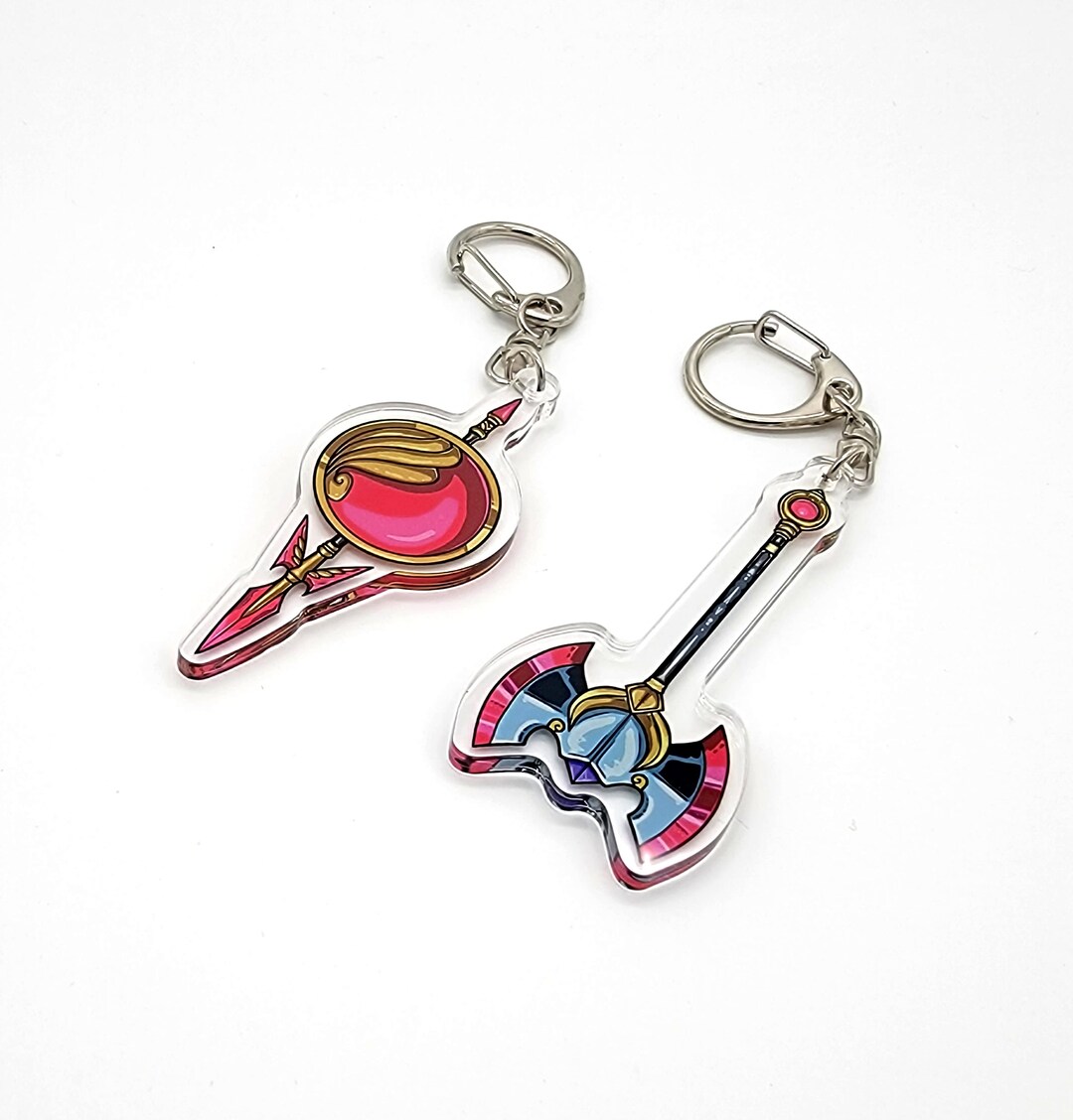 Hades Game Inspired Charms Axe of Asterius and Spear and - Etsy